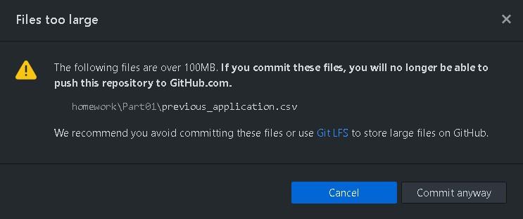 Github 超過 100mb 檔案上傳方式 | 一人旅の旅行記